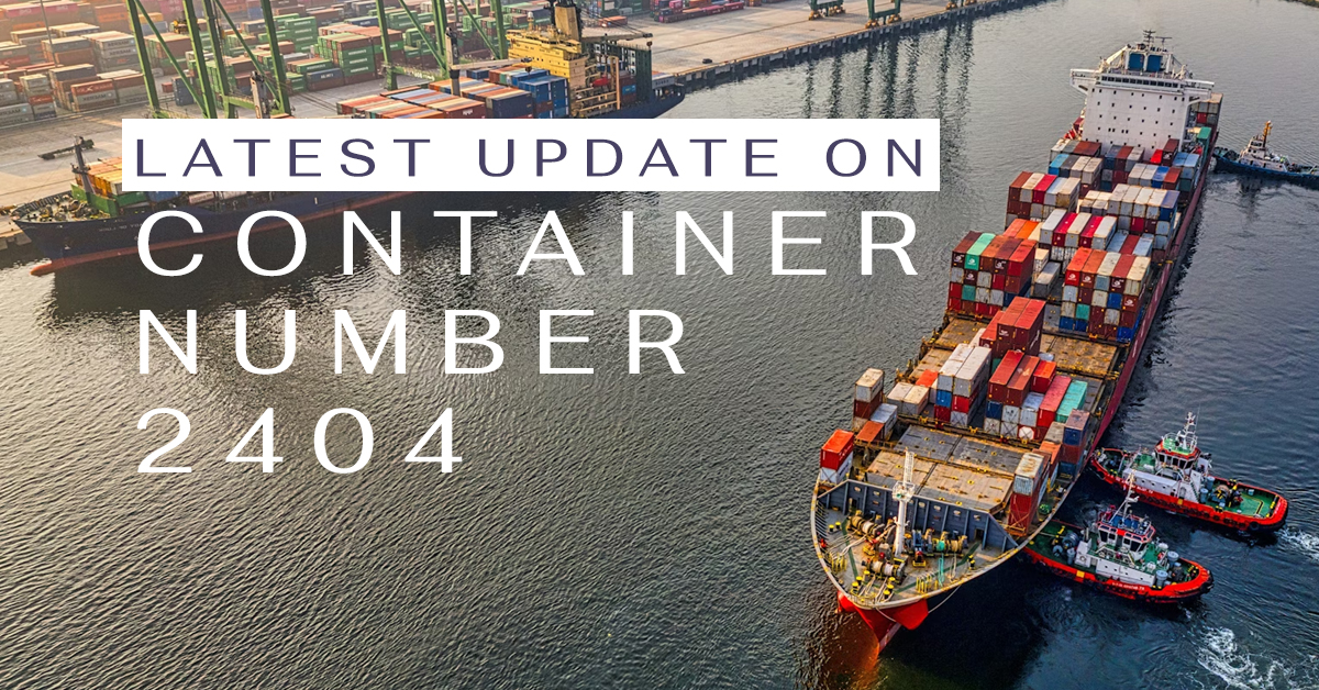 Latest update on container 2404 | logistics part - . pankesum